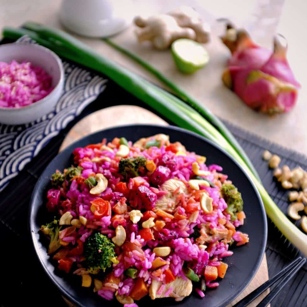 Dragon Fruit Fried Rice | QCWA Country Kitchens